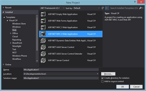 C Missing ASP NET Web Application Template VS2012 Stack Overflow