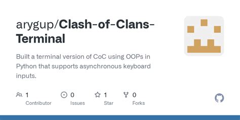 Github Arygupclash Of Clans Terminal Built A Terminal Version Of