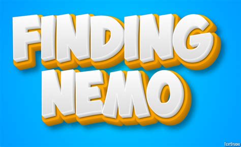 Finding Nemo Logo Finding Nemo Nemo Logo