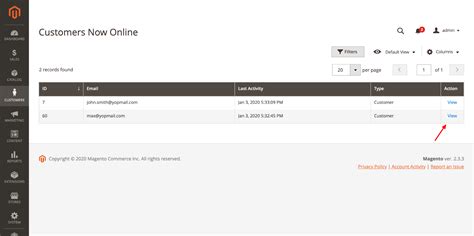 improved customer grids magento 2 extension last logged in column to
