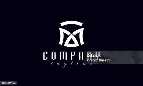 모노그램 레터 M 로고 개념에 대한 스톡 벡터 아트 및 기타 이미지 개념 광고 글자 자석 Istock