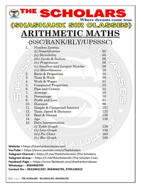 maths arithmetic book final pdf
