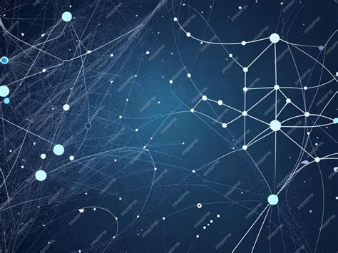 Premium Vector Abstract Lines And Dots Connect