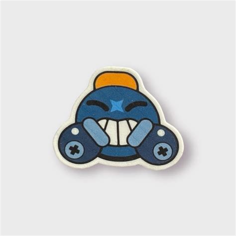 Handmade Brawl Stars Tick Pin Unique Shrink Plastic Gaming Accessory Cute Handmade Pin Etsy