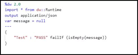 creating an exception inside dataweave ntt data