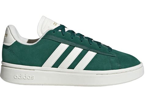Adidas Grand Court Alpha Collegiate Green Off White Gold Metallic Womens Id8853 Us