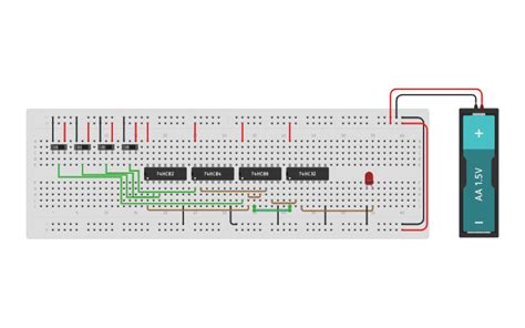 Circuit Design Activity 5 Combination Logic Tinkercad
