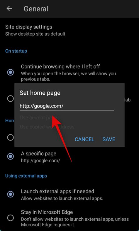 how to set home page in edge [2023]