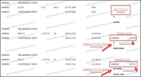 Variable From Subreport Is Out Of Sync With The Proper Record If The