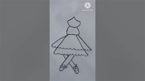 Cute Dance Girl Drawingdrawing Easy Girl Youtube