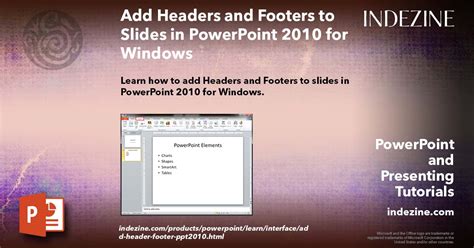 Add Headers And Footers To Slides In PowerPoint For Windows