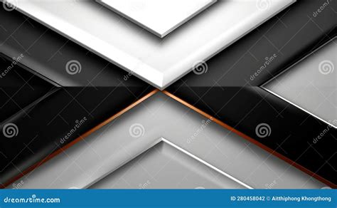 Modern Futuristic White Black Background Abstract Futuristic Background With Modern Shape