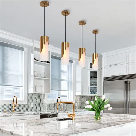 Padana Mid Century Modern Globe Pendant Light Opal Glass Hanging Light