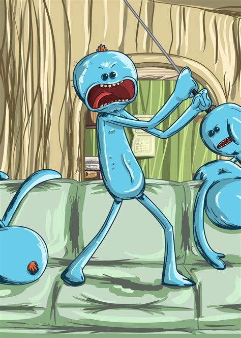 Mr Meeseeks Rick And Morty Characters Rick And Morty Drawing Rick