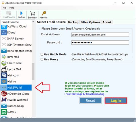How To Backup Mail2World Emails To Computer