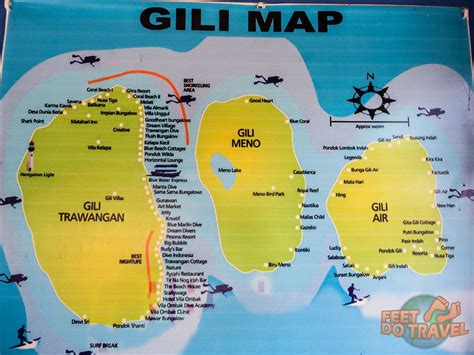 Map Gili Air