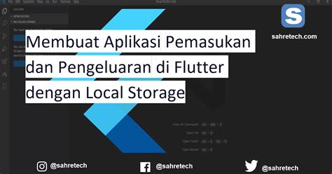membuat aplikasi pemasukan dan pengeluaran di flutter dengan local