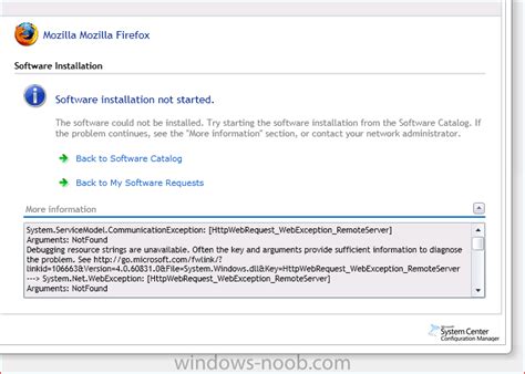 Software Catalog Cant Cant Install Applications Configuration Manager Windows Noob