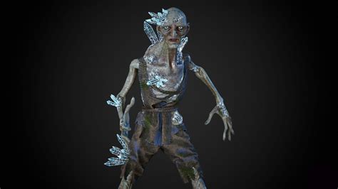 Crystal Monster Character 3d Model By Helennova