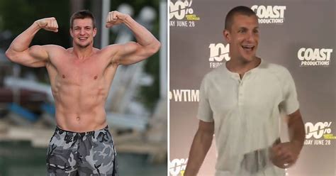 Rob Gronkowski Looks Like Hes Lost All His Muscles Just Months After
