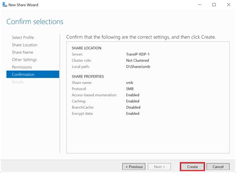 Configuring A Windows SMB File Server TransIP