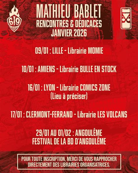 Mathieu Bablet En Tournée De Dédicaces Jusquau Fibd 2026