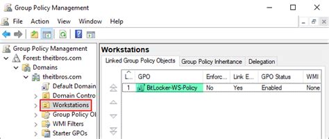 Store BitLocker Recovery Keys In Active Directory TheITBros