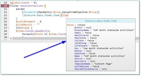 Sitecore Powershell Extension Debug Tooltip Tiny Box Sitecore Stack Exchange