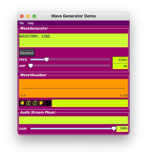 Github Andrewkflui Dmaudiodemo A Set Of Interactive Applications To Demo Digital Audio