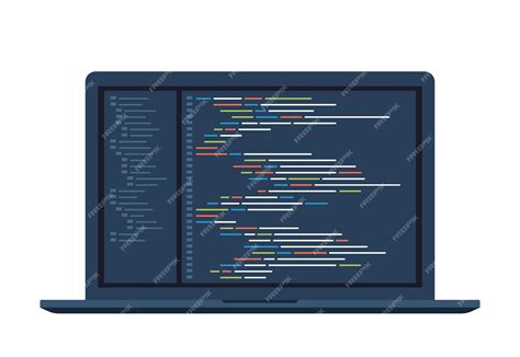 Logiciel Informatique Codage Concept Vectoriel Programmation Codage