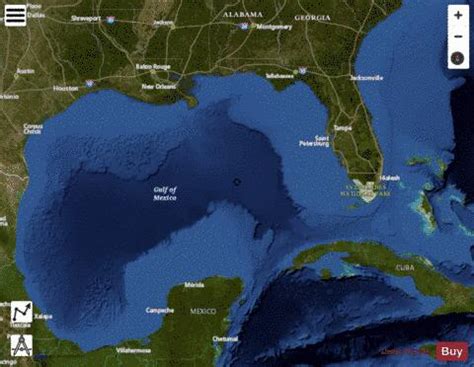 Gulf Of Mexico Marine Chart Us411 P45 Nautical Charts App