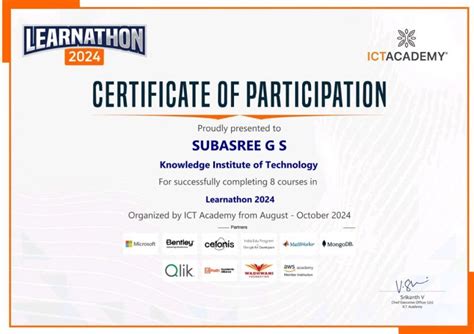 Subasree G S On Linkedin Learnathon2024 Ictacademy Cloudcomputing Machinelearning