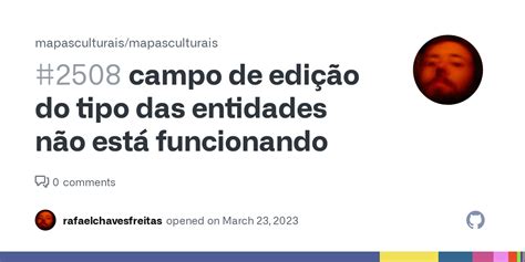 Campo De Edição Do Tipo Das Entidades Não Está Funcionando · Issue