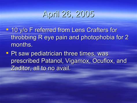 Multifocal Choroiditis Ppt