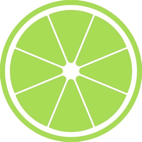 Lime Icon Flat Illustration 12070254 Vector Art At Vecteezy