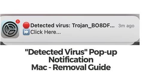 Detected Virus Mac Notification Pop Up How To Remove It