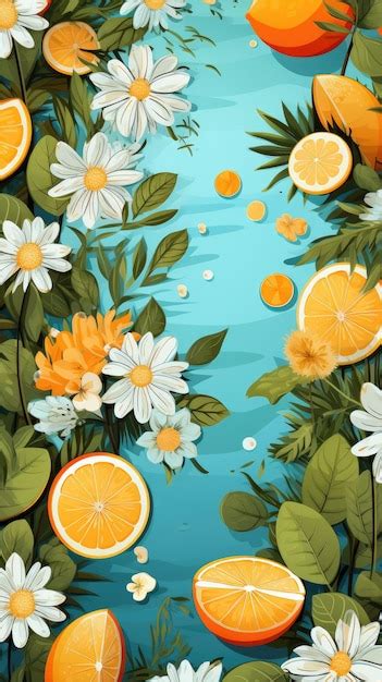 Premium Ai Image Cute Summer Pattern