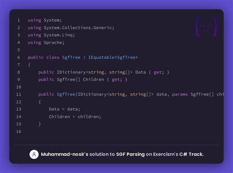 Muhammad Nosirs Solution For Sgf Parsing In C On Exercism
