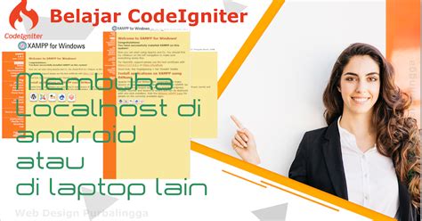 cara mengakses localhost di android atau di laptop lain web design