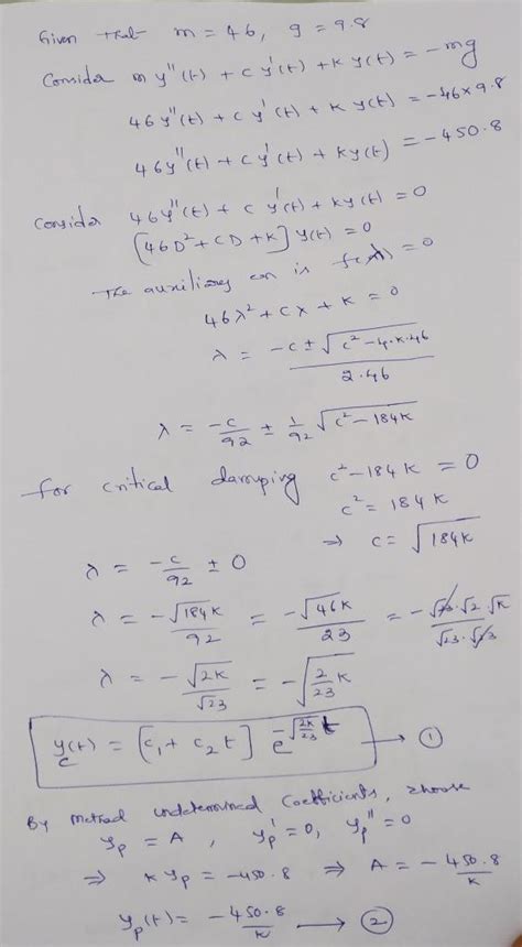 Solved Modeling Exercise Use The Method Of Chegg