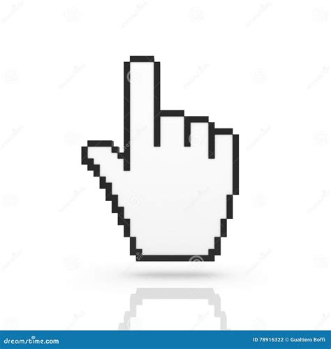 Hand Cursor Pointer Stock Illustration Illustration Of Hand