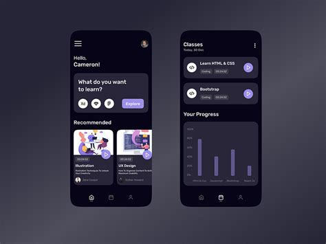 Class Tracker App Design By Salt Design Studio On Dribbble