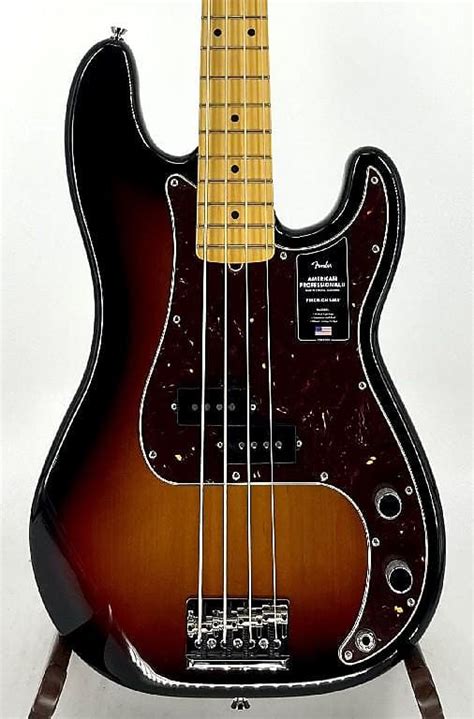 Fender American Professional Ii P Bass Maple Fingerboard Reverb