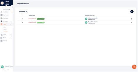 One Time Import Templates Hr Blizz