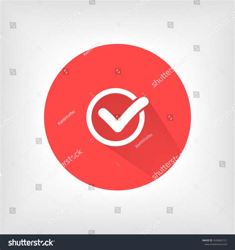 Check Mark Icon Vector Tick Symbol Stock Vector Royalty Free Shutterstock
