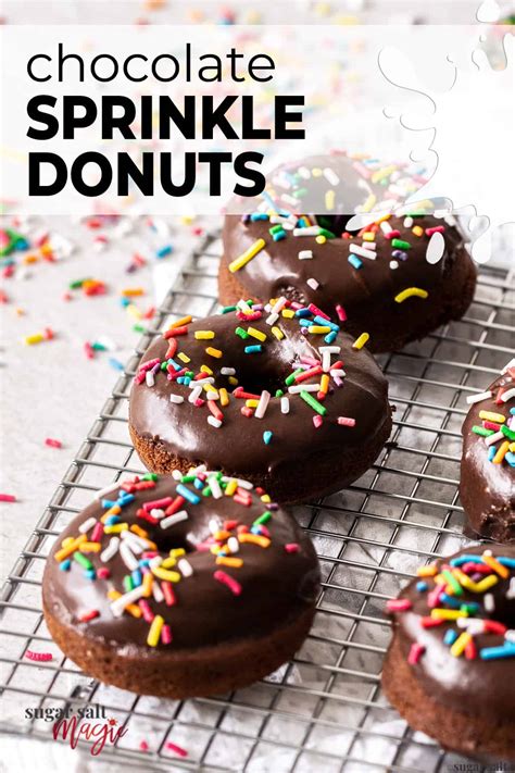 Chocolate Sprinkle Donuts Sugar Salt Magic