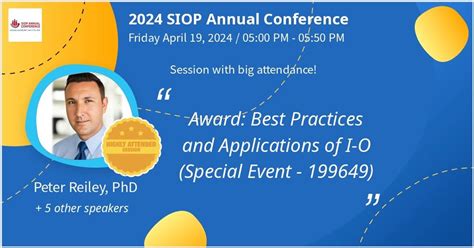 It Was An Honor To Chair This Session With Such Distinguished I O