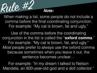 Grammar Comma Use PDF