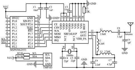 Schematic Diagram Of The Wireless Sensor Network Node Download Scientific Diagram