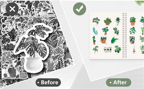 Yuatcya Reusable Sticker Book Collecting Album Blank